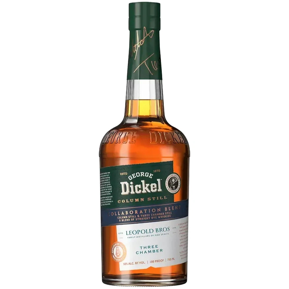 George Dickel Rye Whiskey X Leopold Bros Collaboration Blend Column St ...